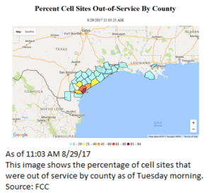 fcc cell outage map 8.29 - Inside Towers