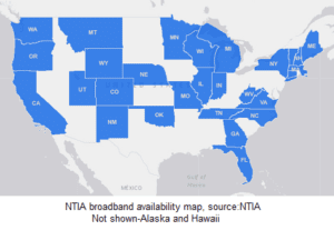 30 States Now Part of NTIA Broadband Map - Inside Towers